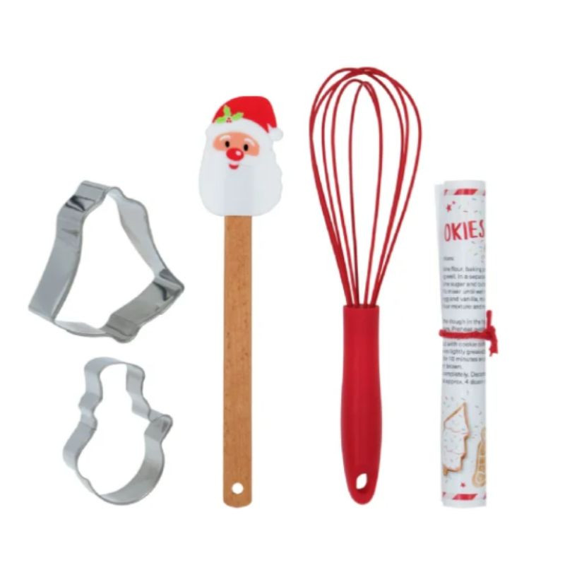 Christmas Cookie Baking Gift Set (5 Piece) - Party Supplies - PartyLady